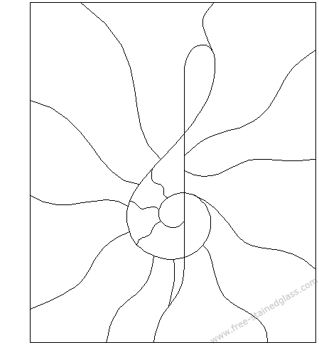 Free patterns picture stained glass