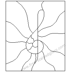 Free patterns picture stained glass